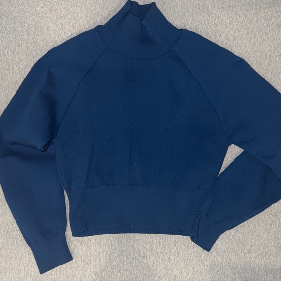 Zara | Sweaters | Zara Deep Blue Turtleneck Sweater | Poshmark
